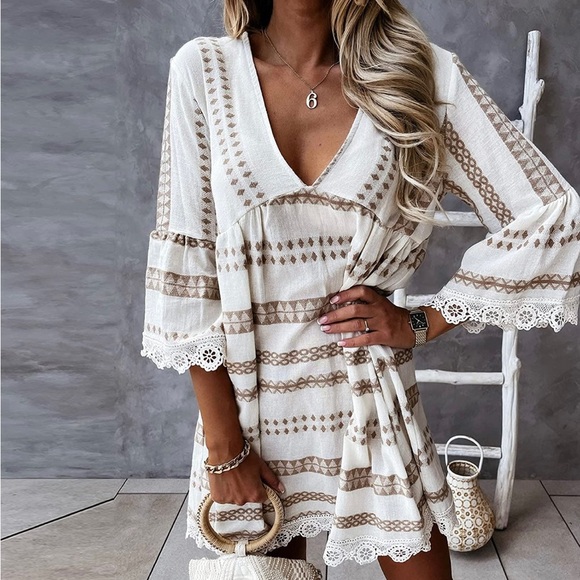 CZ Collection | Dresses | Cz Collection By Cezele Loose Casual Lace ...